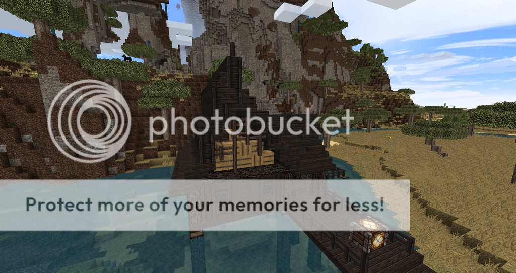 My two-storey rustic medieval house with fishing shack - Creative Mode ...